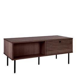 Pharao24.de TV-Lowboard Mediaboard in modernem Design - Holz Braun