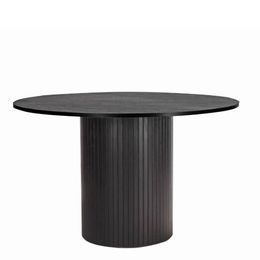 Pharao24.de K&uuml;chentisch Esszimmer Tisch in modernem Design - Schwarz