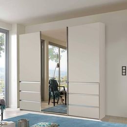 Pharao24.de Gleitt&uuml;renschrank modern in Champagner glasbeschichtet