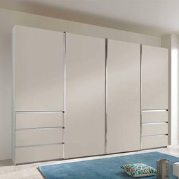 Pharao24.de Schlafzimmerschrank modern in Champagner Schwebet&uuml;ren