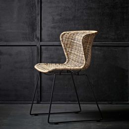 Pharao24.de Stuhl im Loft Design Polyrattan (2er Set)