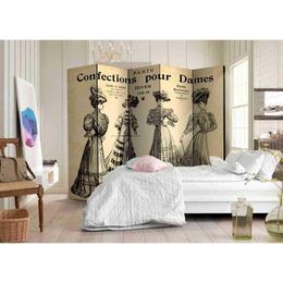 Pharao24.de Spanischer Raumteiler mit nostalgischen Damen Motiven Vintage Look