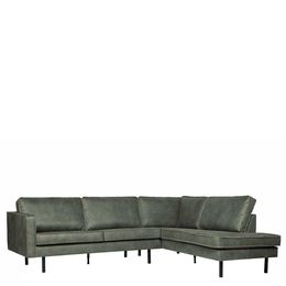 Pharao24.de Sofaecke in Oliv Gr&uuml;n Kunstleder modern