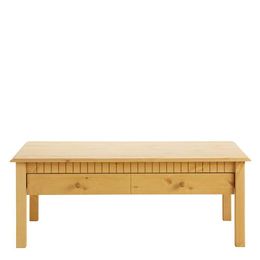 Pharao24.de Sofatisch aus Kiefer Massivholz 110 cm breit