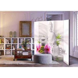 Pharao24.de Raumteiler Paravent mit Buddha 5 Elementen