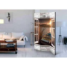 Pharao24.de Spanische Wand mit Seeblick 3 teilig