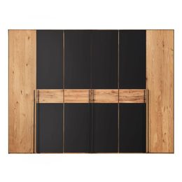 Pharao24.de Hochwertiger Schlafzimmerkleiderschrank aus Wildeiche Massivholz 60 cm tief