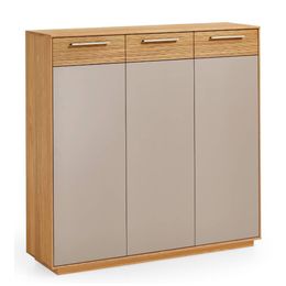 Pharao24.de Schuhschrank Flurschrank mit Dreht&uuml;ren 127 cm breit