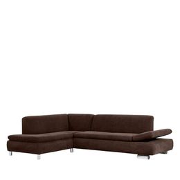 Pharao24.de Ecksofa mit Fu&szlig;gestell aus Metall 270 cm breit
