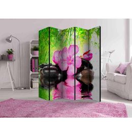 Pharao24.de Paravent 225 cm breit Wellness Design