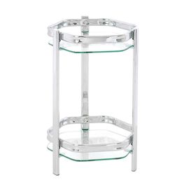Pharao24.de Beistelltisch mit 2 Glasplatten