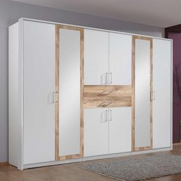 Pharao24.de Schrank Schlafzimmer gro&szlig; in modernem Design Spiegelt&uuml;ren