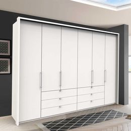 Pharao24.de Schlafzimmerkleiderschrank in Wei&szlig; 4 t&uuml;rig
