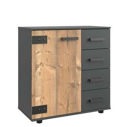 Pharao24.de Garderobenkommode im Industry und Loft Stil Made in Germany