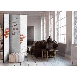 Pharao24.de Spanische Wand mit Vintage Mauer Motiv 3-teilig