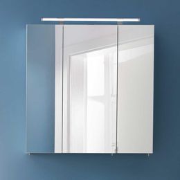 Pharao24.de Spiegelschrank Bad weiss Made in Germany LED Beleuchtung