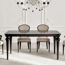 Pharao24.de Esszimmer Tisch Dunkelbraun im klassischen Stil 175 cm breit