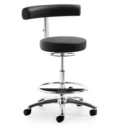 Pharao24.de Drehstuhl mit Armablage in modernem Design Gasdruck h&ouml;henverstellbar
