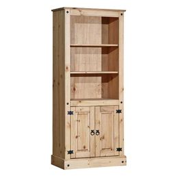 Pharao24.de Esszimmerregal aus Kiefer Massivholz Honigfarben Landhausstil