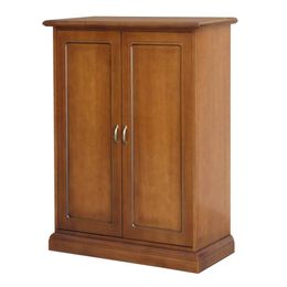 Pharao24.de Schuhschrank Nussbaumfarben im klassischen Stil 106 cm hoch