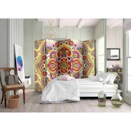 Pharao24.de Raumtrennwand in Bunt Mandala Motiv