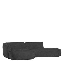 Pharao24.de Polsterecke modern grau 258 cm breit Variante links oder rechts