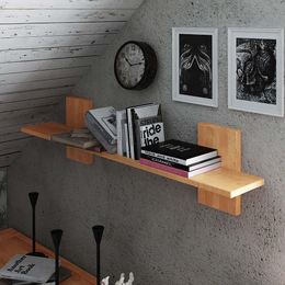 Pharao24.de Wandboard aus Kernbuche Massivholz 120 cm