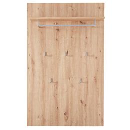 Pharao24.de Holzoptik Garderobenpaneel in Wildeichefarben 135 cm hoch