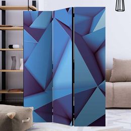 Pharao24.de Spanische Wand in Blau abstraktem Muster