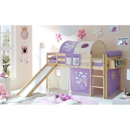 Pharao24.de Kinderhochbett mit Rutsche Prinzessin