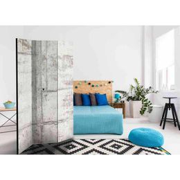 Pharao24.de Design Paravent mit Betonwand Motiv modern