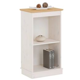 Pharao24.de B&uuml;cherregal Massivholzregal mit einem Einlegeboden 83 cm hoch