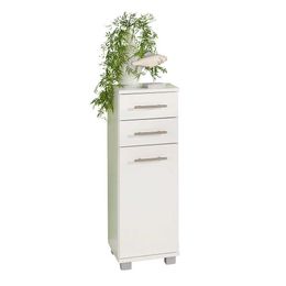 Pharao24.de Wei&szlig;er Seitenschrank f&uuml;r Bad modern