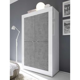 Pharao24.de Wohnzimmer Schrank in modernem Design vier Dreht&uuml;ren