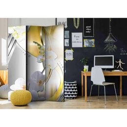 Pharao24.de Paravent mit Orchideen Motiv 135 cm breit