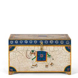 Pharao24.de Truhe Dekotruhe handbemalt im orientalischen Stil