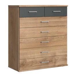 Pharao24.de Schubladenkommode mit sieben Schubladen 106 cm hoch - 90 cm breit
