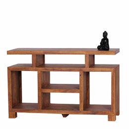 Pharao24.de Wohnzimmer Sideboard aus Sheesham Massivholz 120 cm