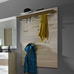 Pharao24.de Flurgarderobe in Silbereiche modern