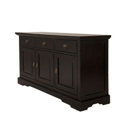 Pharao24.de Esszimmer Sideboard im Kolonialstil Akazie Massivholz