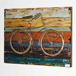 Pharao24.de Vintage Garderobe in Bunt Fahrrad Motiv
