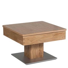 Pharao24.de Designercouchtisch in Wildeichefarben Staufach