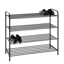 Pharao24.de Metall Schuhst&auml;nder in Schwarz modernes Design