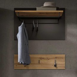 Pharao24.de Garderobenset Flurgarderobe f&uuml;r die Wandmontage in modernem Design (zweiteilig)