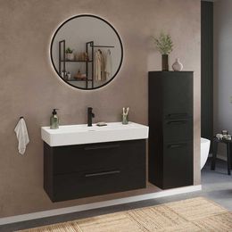 Pharao24.de Badm&ouml;belset Waschplatz Set in modernem Design Made in Germany (dreiteilig)