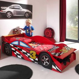 Pharao24.de Autobett in Rot Rennwagen