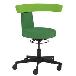Pharao24.de Funktionsdrehhocker in modernem Design Gasdruck h&ouml;henverstellbar