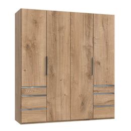 Pharao24.de Dreht&uuml;renschrank 4 t&uuml;rig mit sechs Schubladen Made in Germany