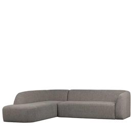 Pharao24.de Skandi Couchecke Grau aus Chenillegewebe 274 cm breit - 225 cm tief