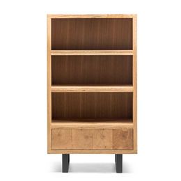 Pharao24.de B&uuml;cherregal aus Asteiche Massivholz 90 cm breit